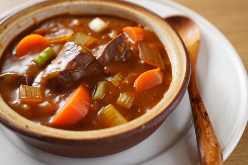 Beef and Vegetable Casserole Recipe - Easy British Cooking | QuikRecipes